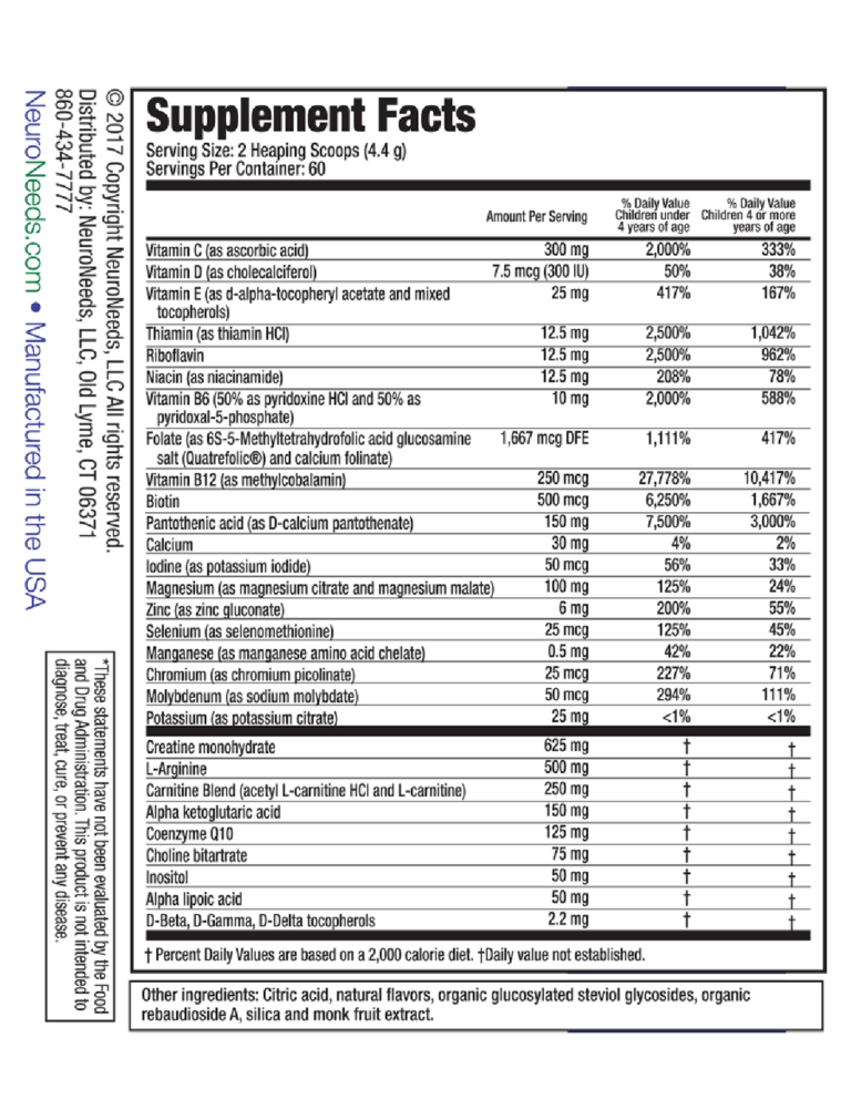 Buy SpectrumNeeds (Lemon) - 4.4 grams (30-day supply) Supplement Online ...